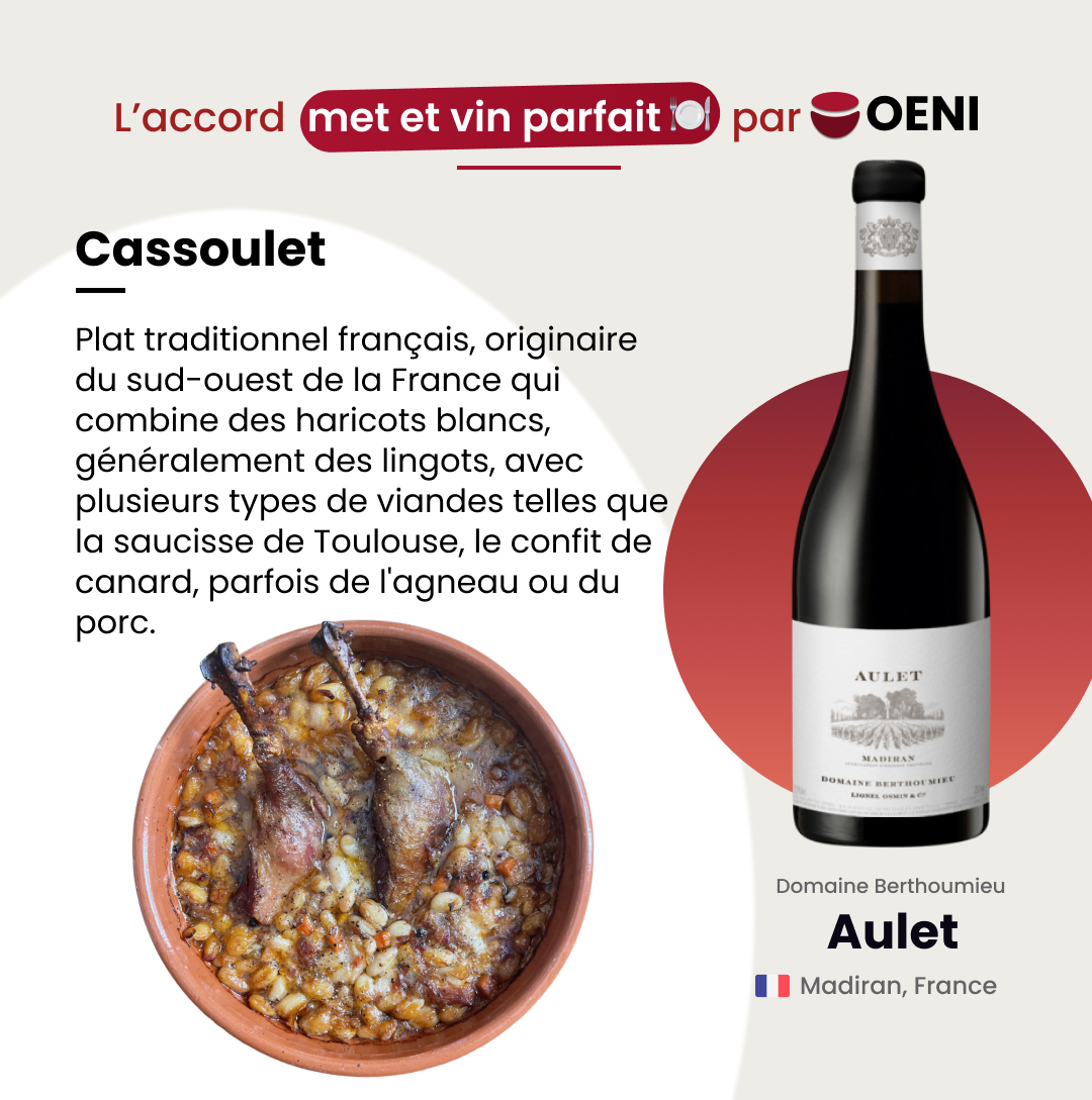 Quel vin choisir avec un cassoulet ? - Oeni